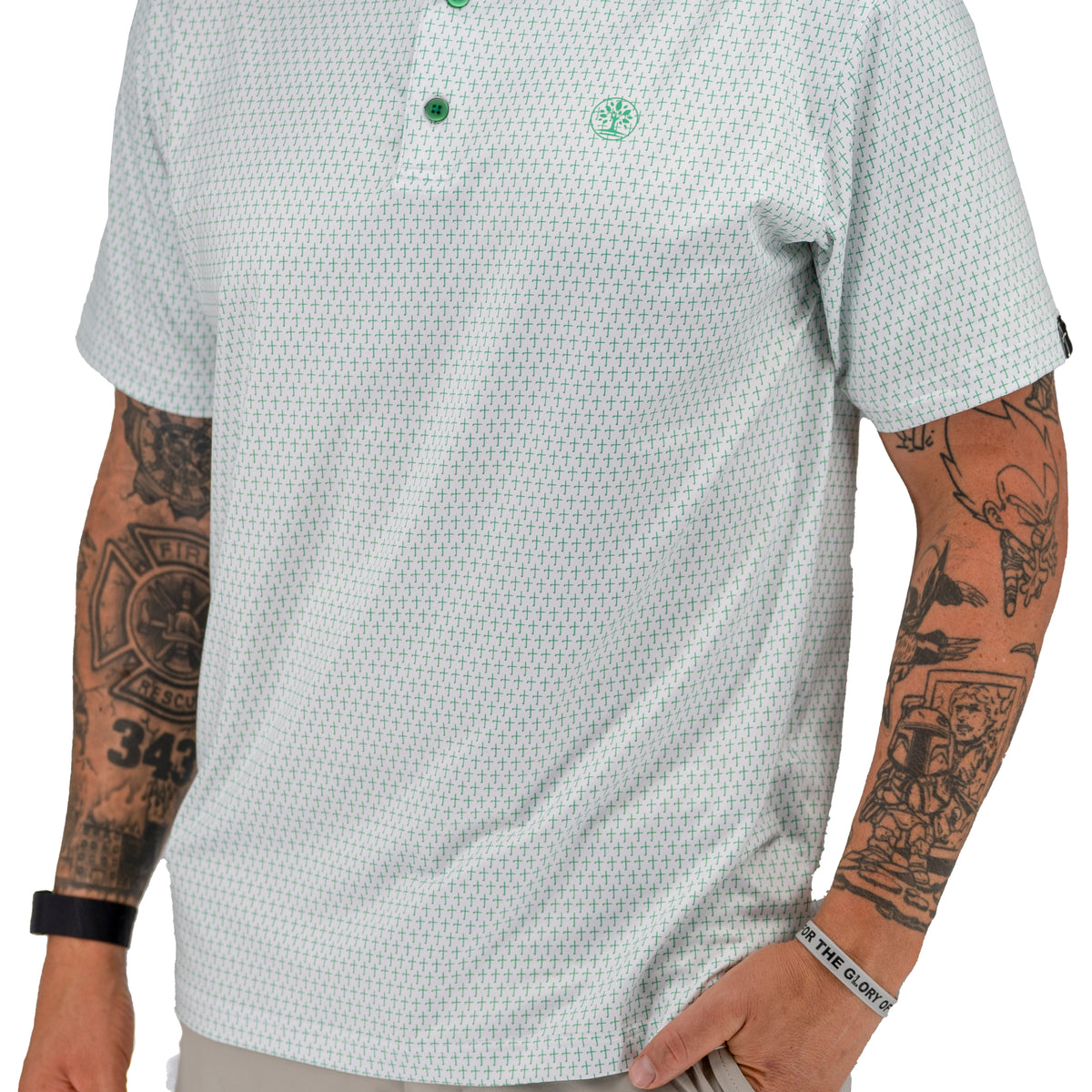 The Cross Green Christian Golf Polo – Fig Tree Golf